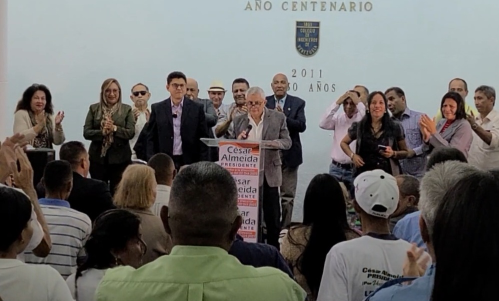 Con respaldo de UPP89, César Almeida se suma a la primaria de oposición