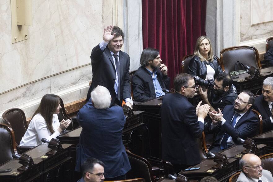 Javier Milei ofrecerá su primer discurso desde la plaza del Congreso