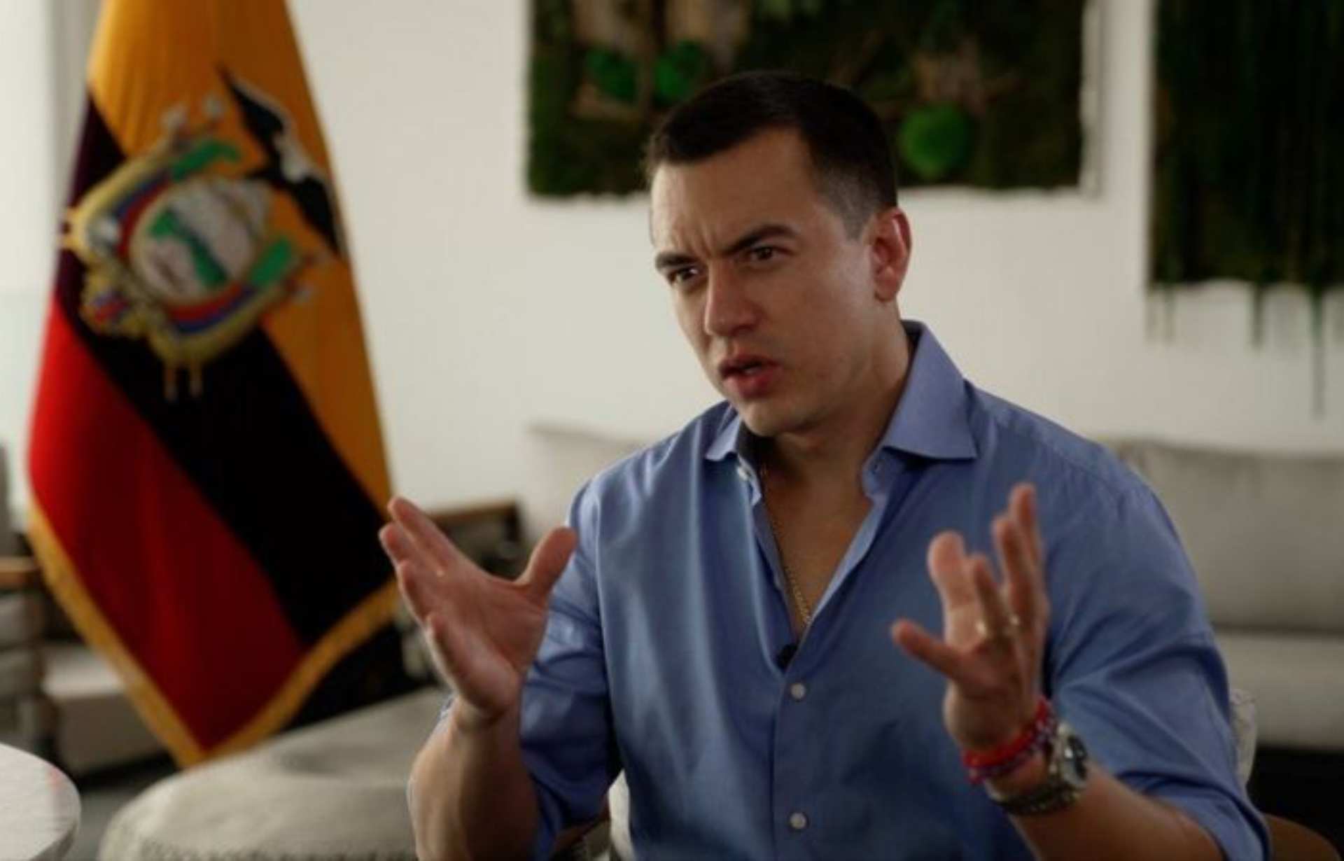 Entrevista exclusiva de la BBC a Daniel Noboa, presidente de Ecuador ...