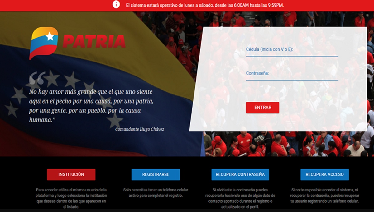 ¿Cómo recibir los bonos en el sistema Patria? - EL NACIONAL