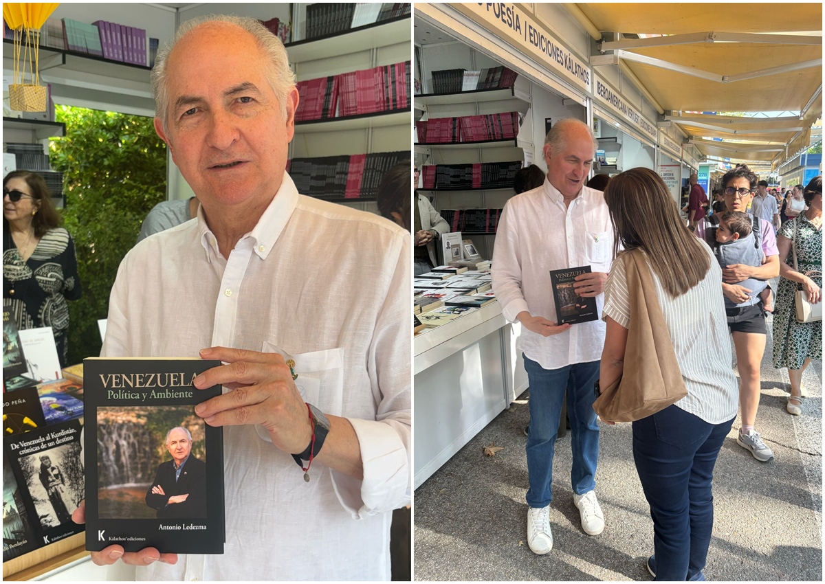 Antonio Ledezma presentó su nuevo libro en Madrid