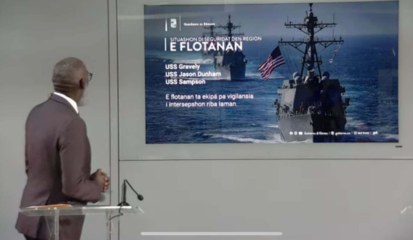 Curazao recibirá este jueves al destructor USS Jason Dunham en ...